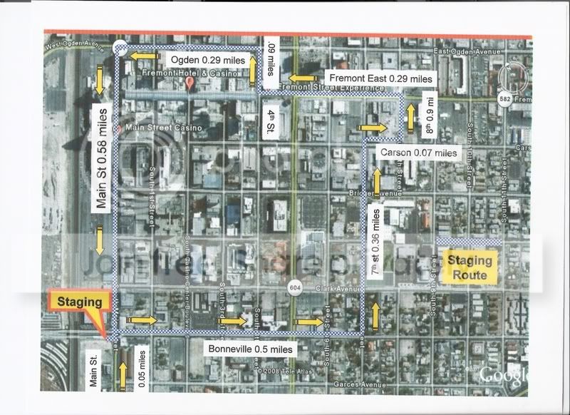 General Tire MINT 400 Staging Route Map | race-deZert