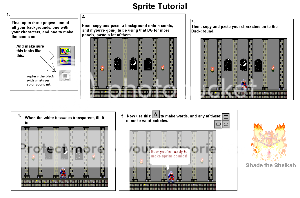 Sprite Comic Tutorials - Creative Corner - Zelda Universe Forums