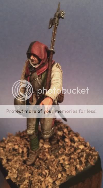 My latest... a Medieval halbardier | planetFigure | Miniatures