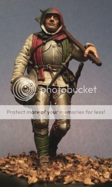 My latest... a Medieval halbardier | planetFigure | Miniatures