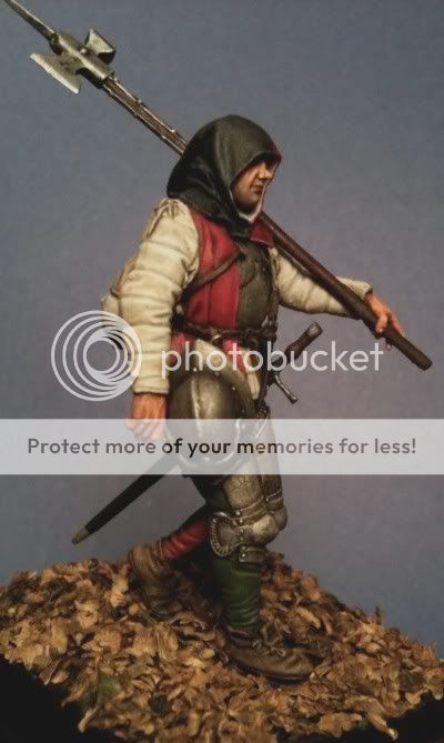 My latest... a Medieval halbardier | planetFigure | Miniatures