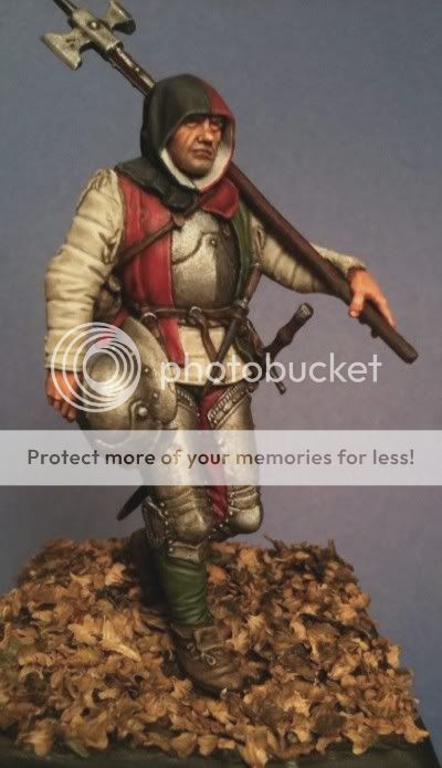 My latest... a Medieval halbardier | planetFigure | Miniatures