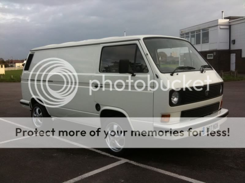 1987 White T25 Panel Van. 17" Porsche rims. | Volkszone Forum