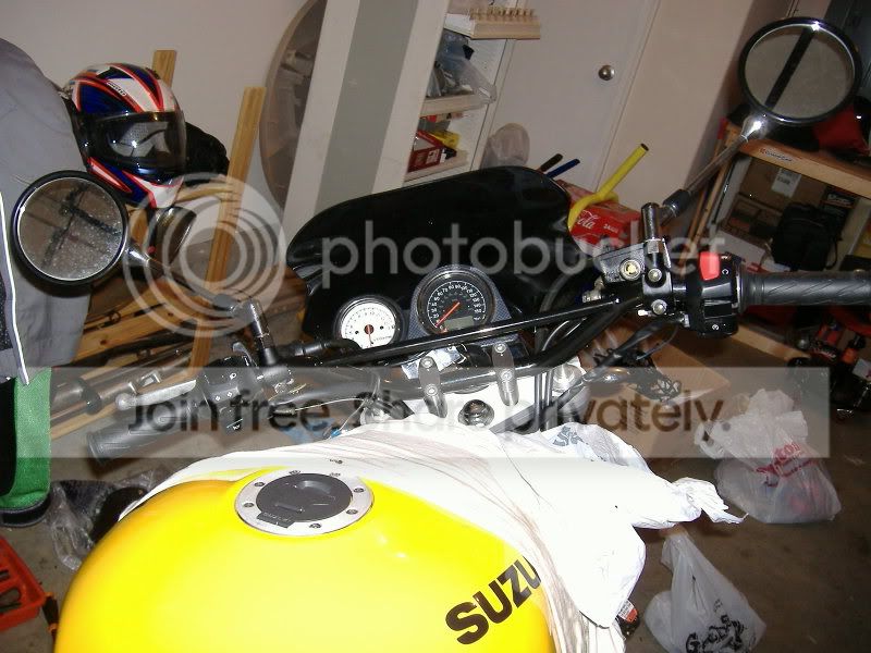 Higher and Taller raised Handlebars on SV 650 Naked with pics | Suzuki ...